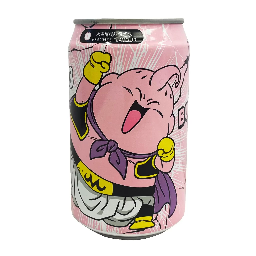 OCEAN BOMB Dragon Ball Peach Flavor Soda 330ml - Japantastic