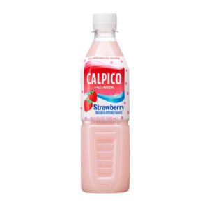 CALPICO Strawberry Flavor Non-Carbonated Soft Drink 500mL - Japantastic