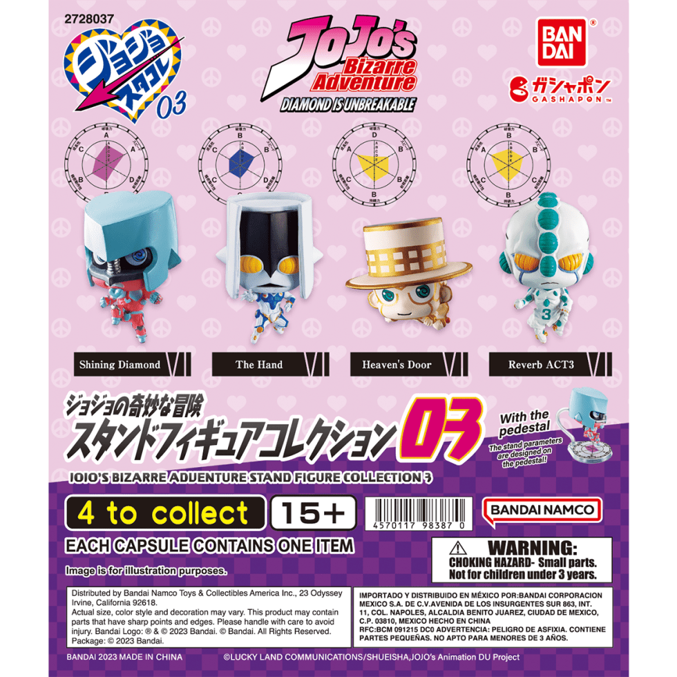 JoJo’s Bizarre Adventure Stand Figure Collection Vol. 3 – Diamond is ...